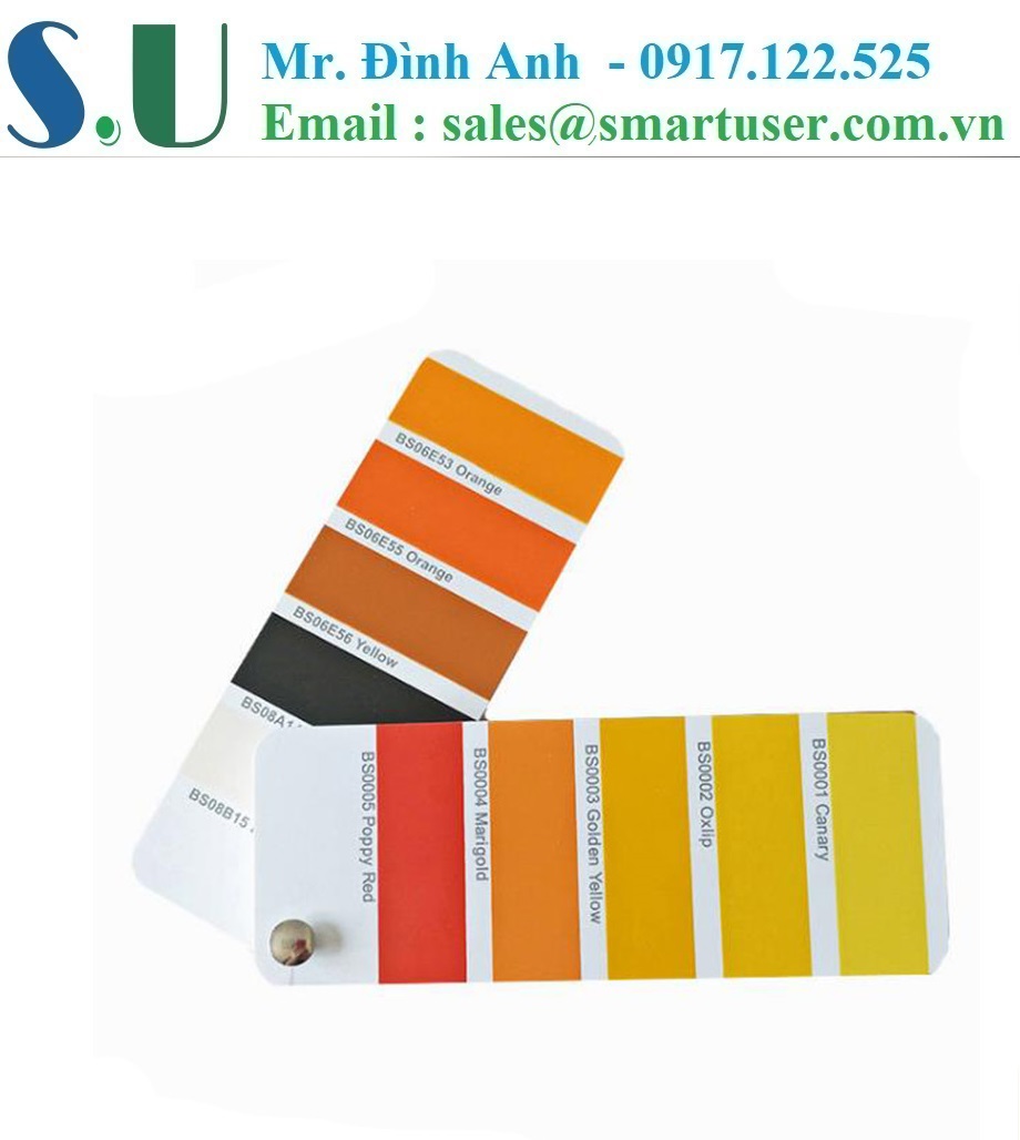Quạt màu BS 381C BS 4800 BS5252 - Smart User